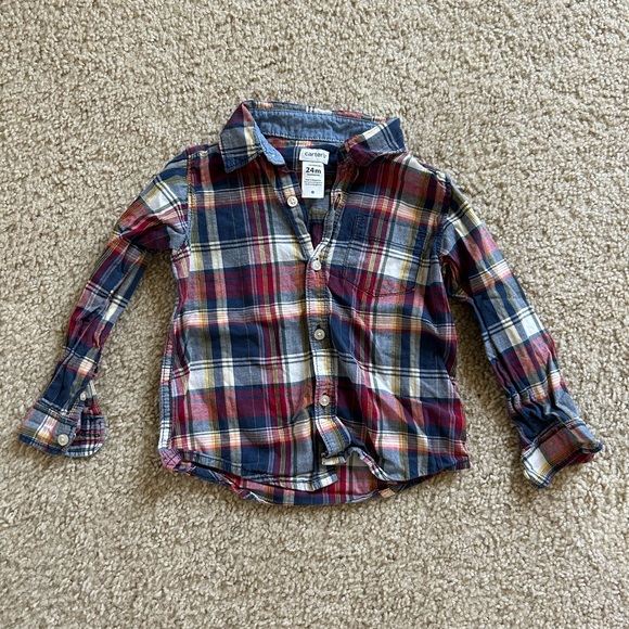 Carter's | Shirts & Tops | Toddler Button Down Shirt | Poshmark
